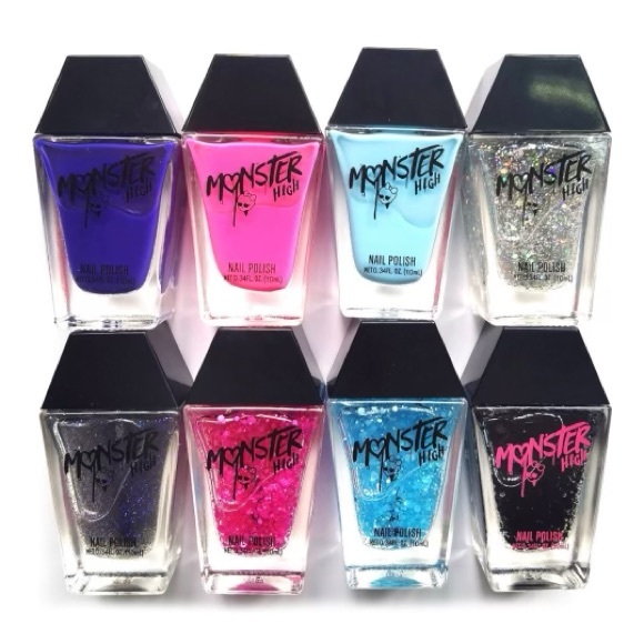 monster high | Makeup | Monster High Nail Polish Set Of 8 Colors | Poshmark